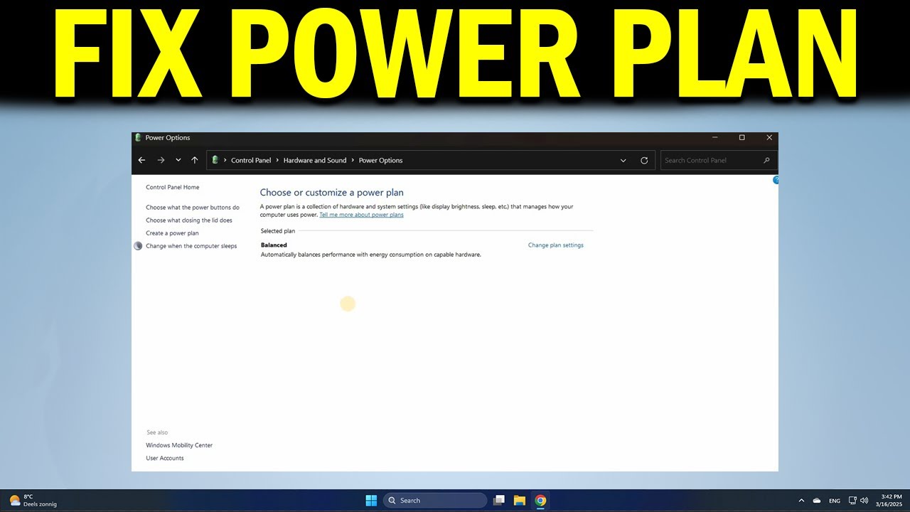 How To Fix Your Power Plan Information Isn't Available In Windows 11 ...