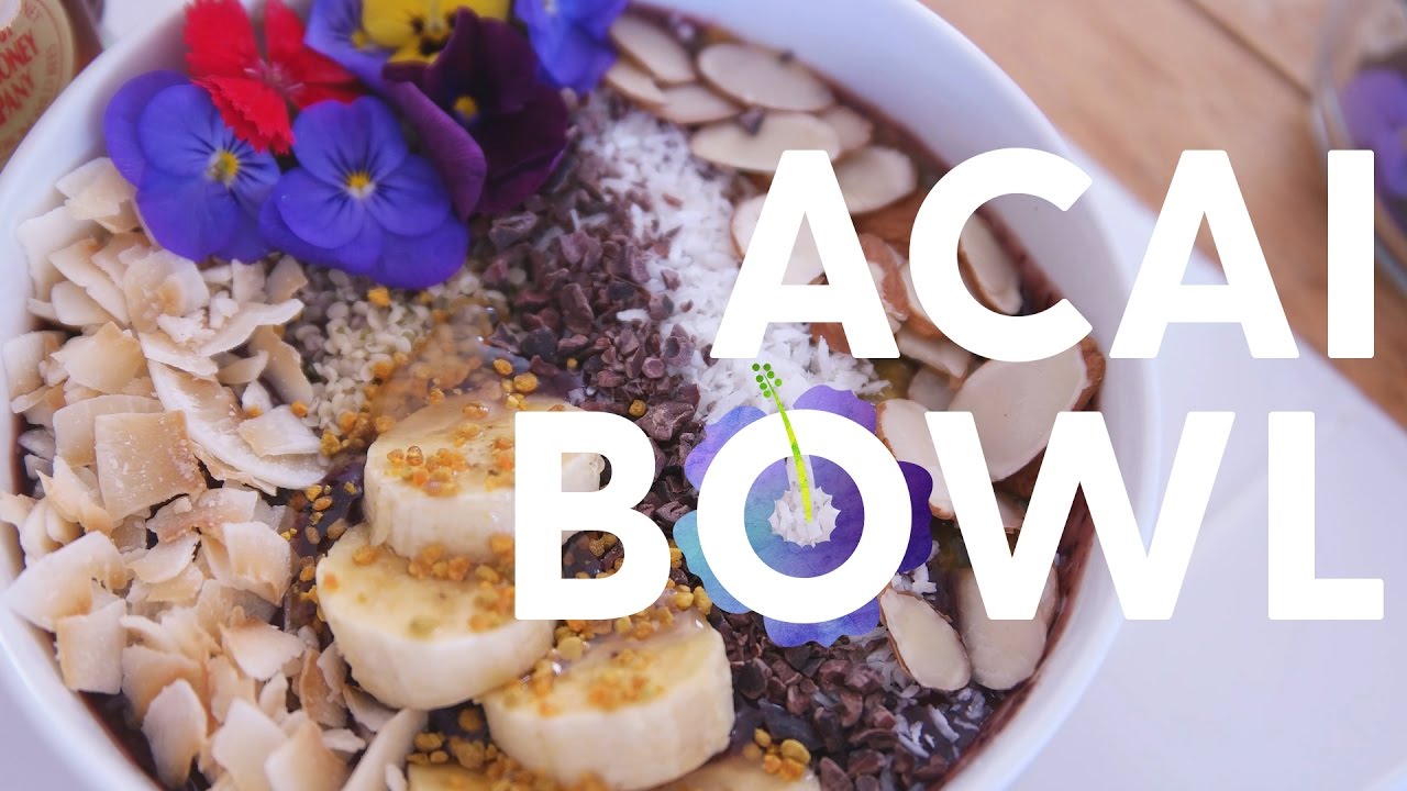 How to make Super Healthy Acai Bowl | 건강한 아사이볼 만들기 - YouTube