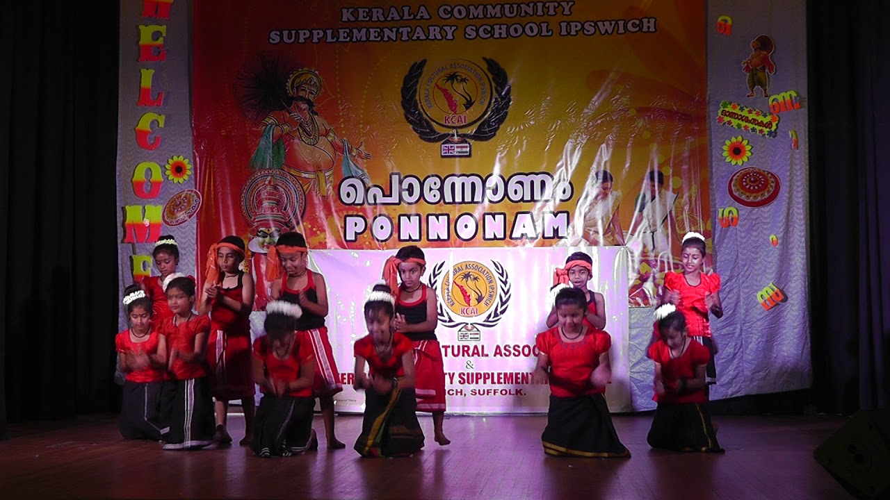 KCA ONAM Ipswich 2019 - Nadan dance (Boys & Girls) - YouTube