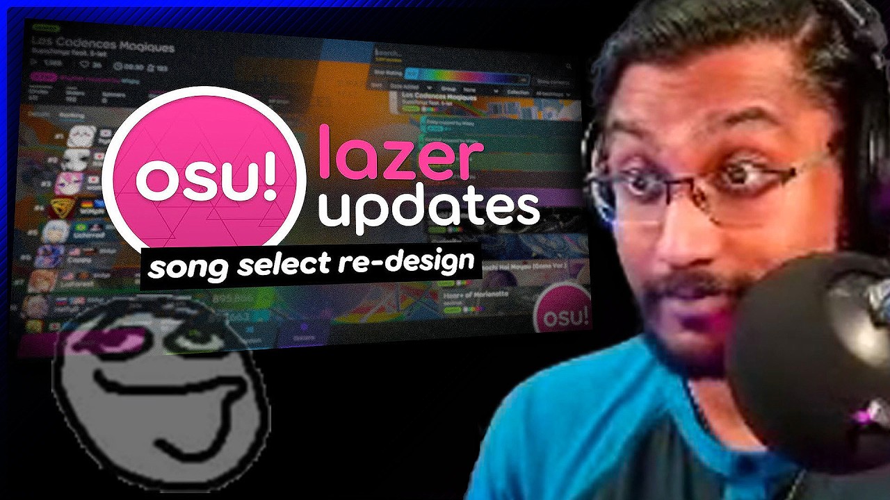 osu!lazer has a new song selection screen?? (clueless) - YouTube