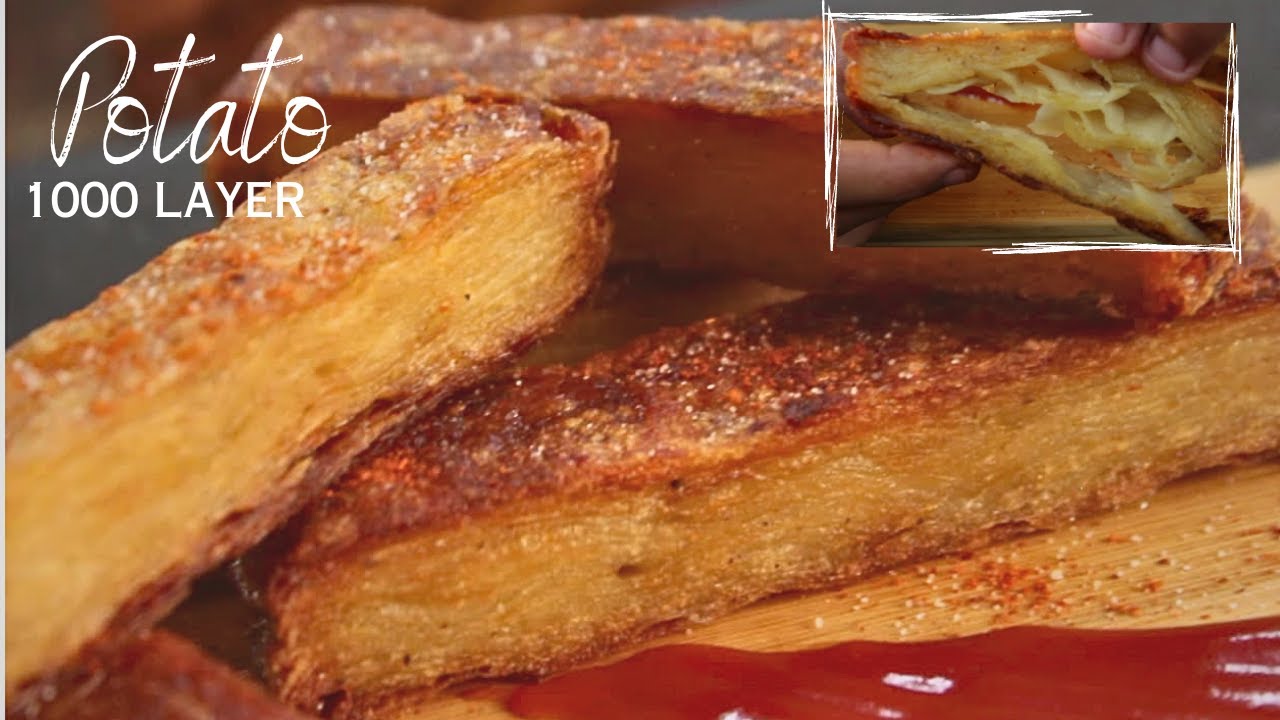 I Cook This Delicious 1000 LAYER POTATOES Recipe With 1 KG POTATO # ...