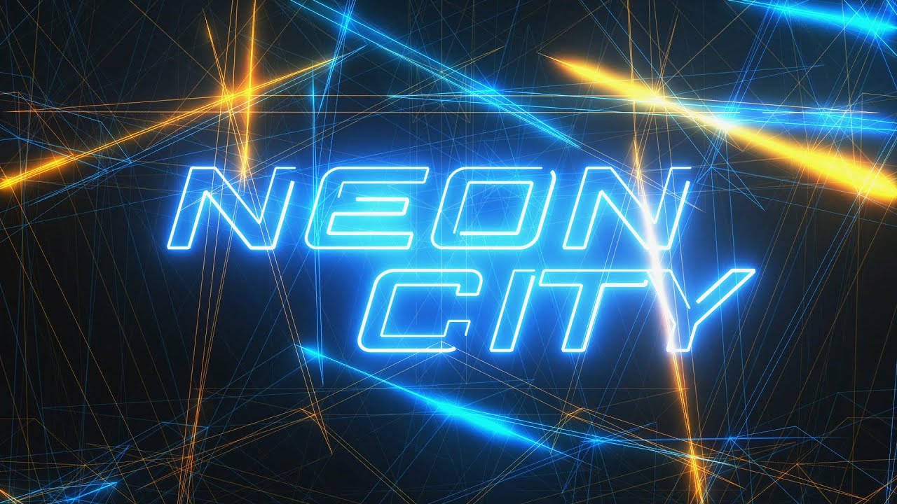Neon Title Reveal After Effects Intro Template #206 Animation - YouTube