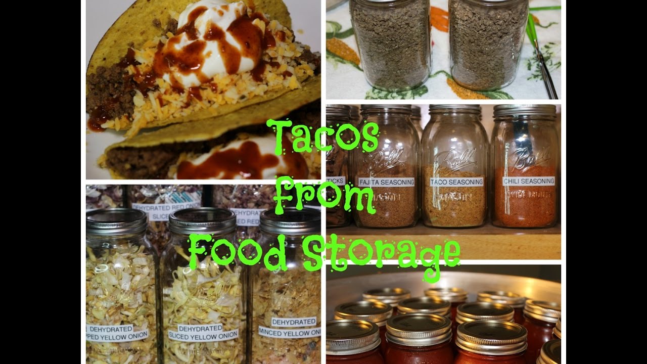 Tacos from Food Storage - YouTube