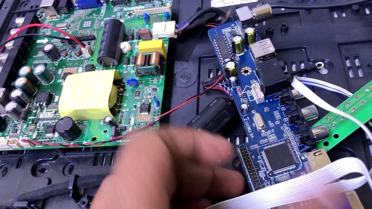 How to install universal motherboard to any tv lcd led..firmware ...