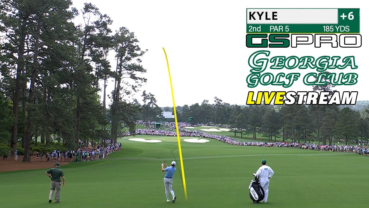 🔴 AUGUSTA: Georgia Golf Club // GSPro Garage Golf Simulator Stream ...