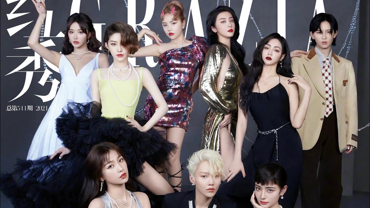 喻言 Yu Yan THE9一周年封面《紅秀GRAZIA》TEASER - YouTube