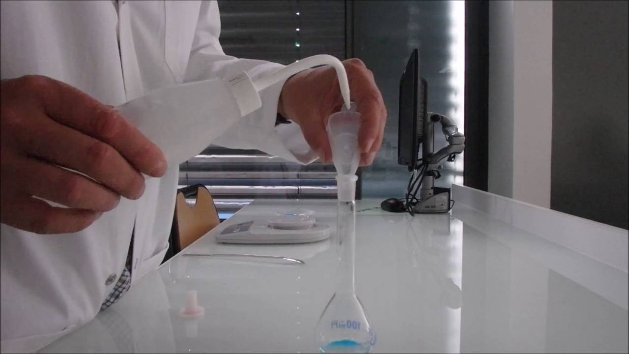 méthode: réaliser une solution aqueuse - YouTube