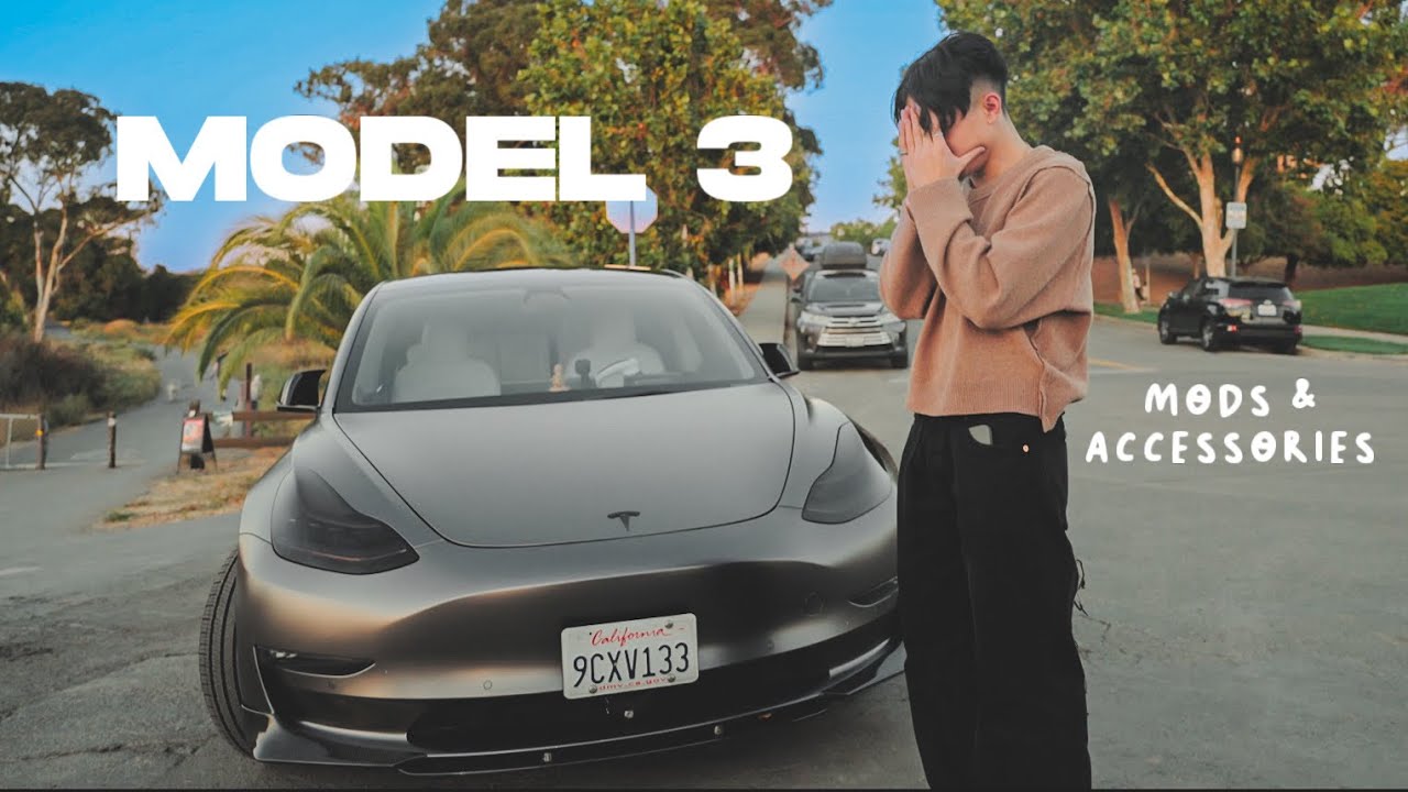 All My Tesla Model 3 Accessories + Mods 2023 (AESTHETIC MUST HAVES ...