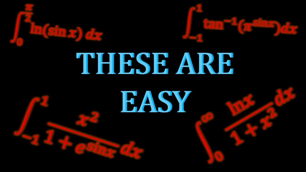 5 Tricks Make The Hardest Integrals EASY - YouTube