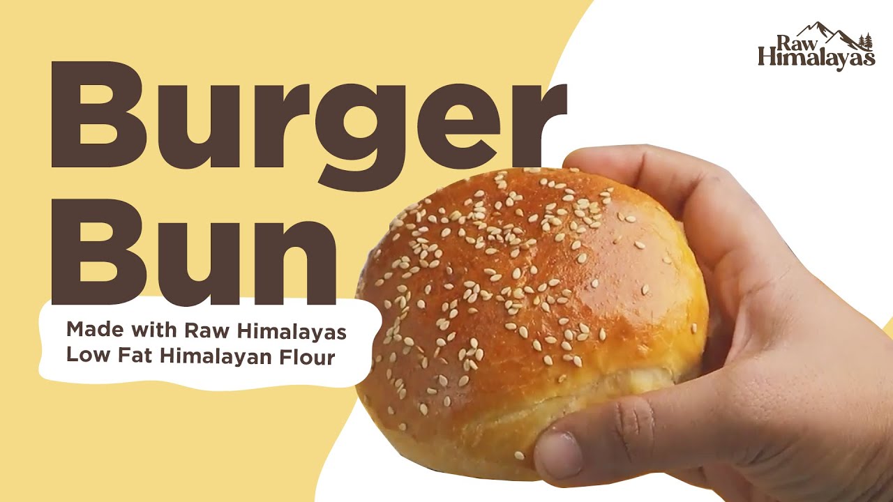 Soft Burger Buns (Low Fat) at Home | Raw Himalayas Burger Buns Recipe ...