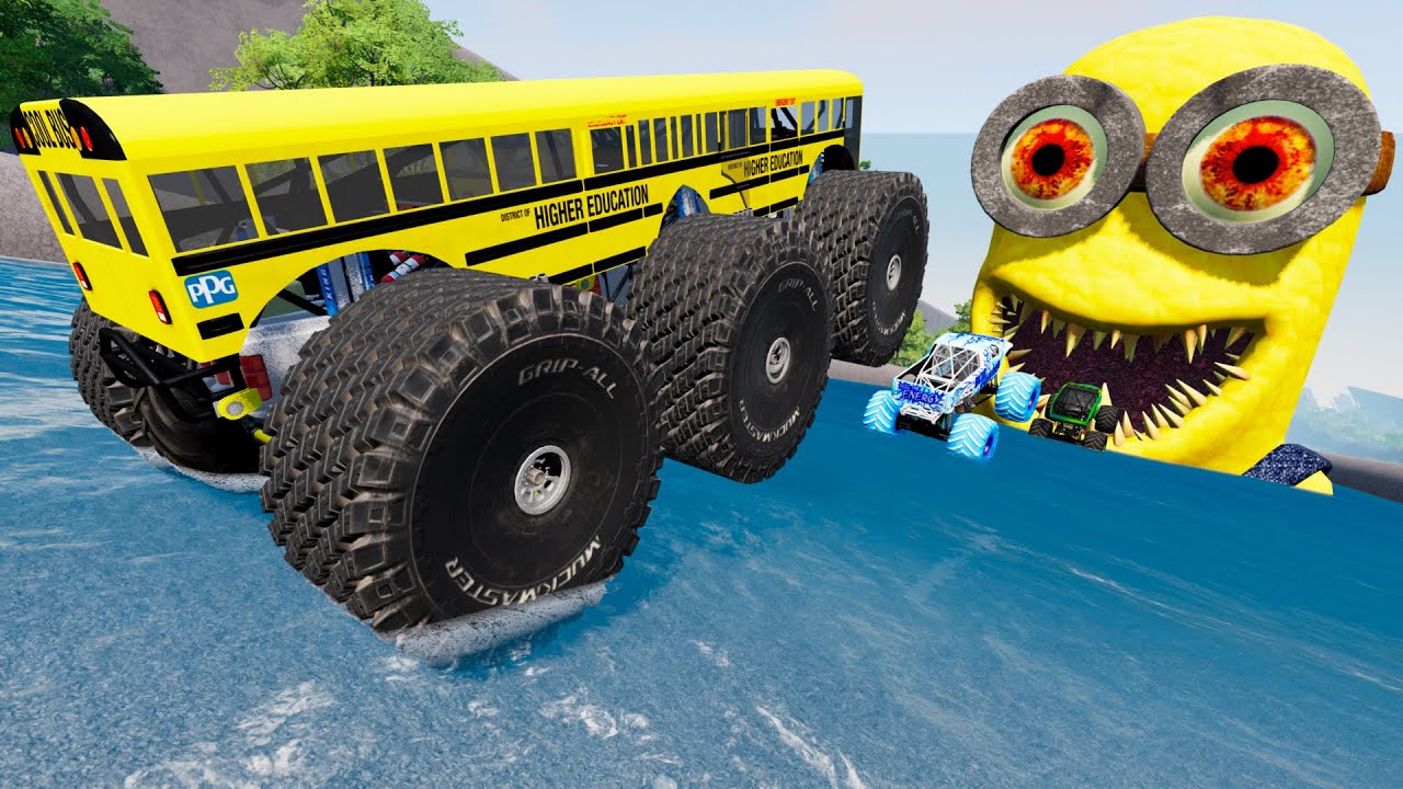 BNG Ultra - Epic High-Speed Monster Trucks Crazy Jumps & Crashes #001 ...