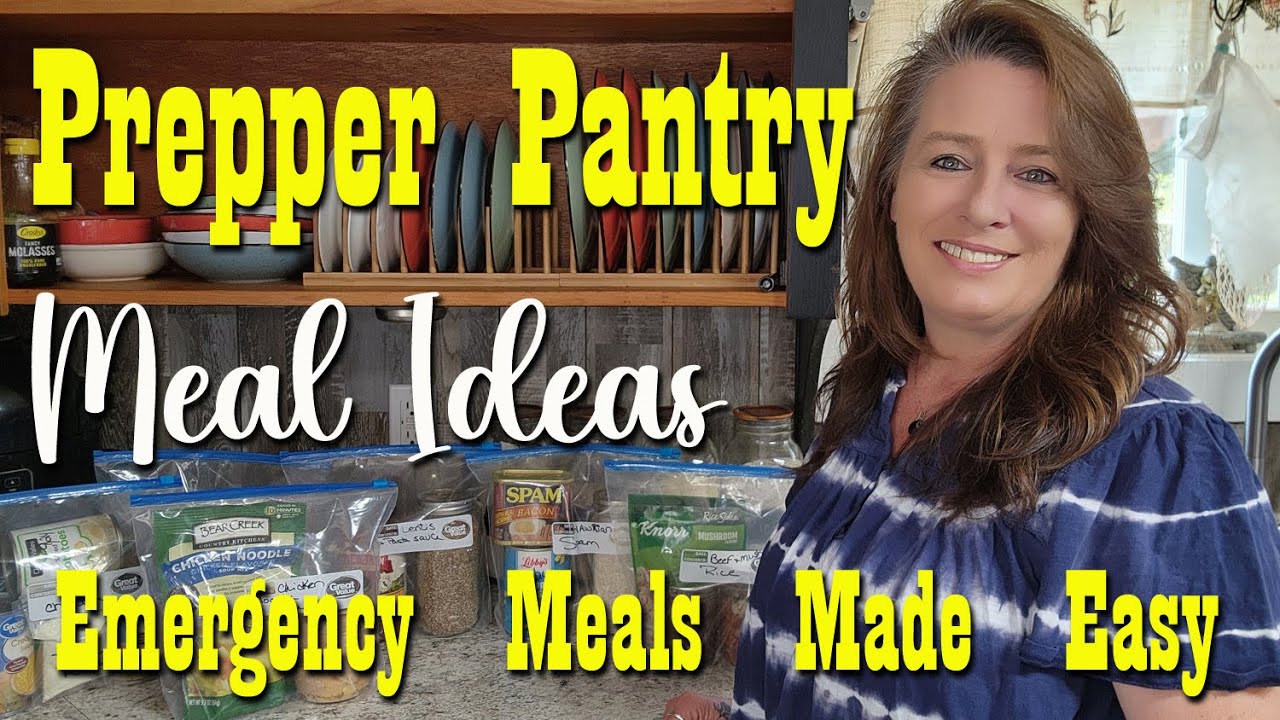 6 Prepper Pantry Meal Ideas ~ Food Storage - YouTube