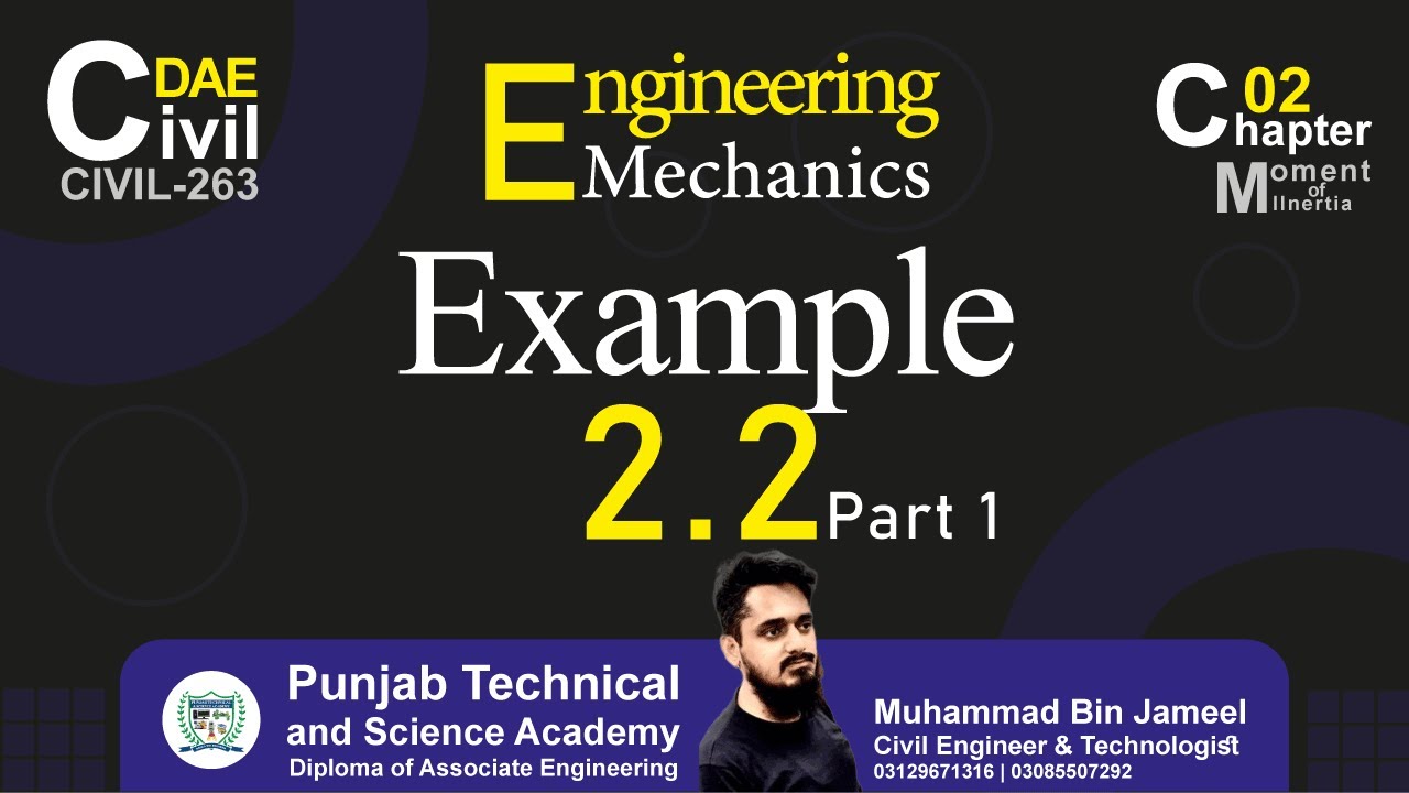 DAE Civil 263 Chapter 2 Example 2.2 Part 1 #dae #civil263 - YouTube