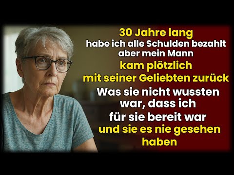 Ich zahlte 30 Jahre Schulden – dann ging mein Mann ohne ein Wort zurück zu seiner Geliebten