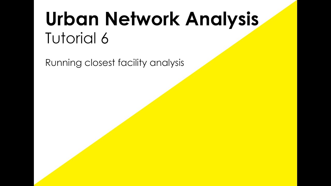 Urban Network Analysis: Tutorial 6 - YouTube