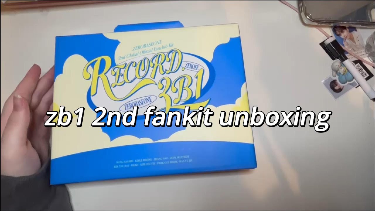 ZB1 2nd Fanclub kit unboxing - YouTube