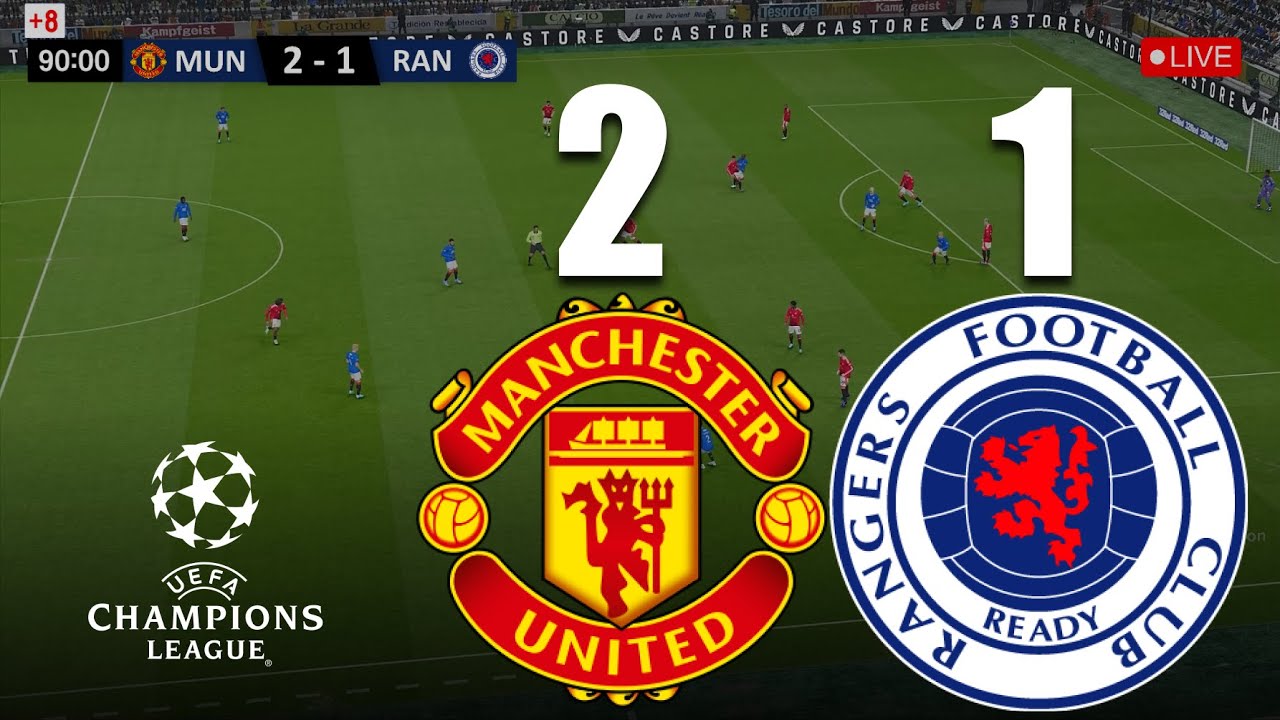 Manchester United vs Rangers 2 - 1 | Europa League 2024/25 | Full Match ...