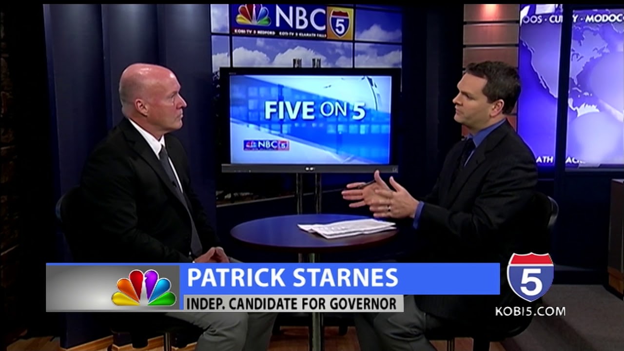 Five on 5 - Patrick Starnes - Independent Candidate for Govorner - YouTube