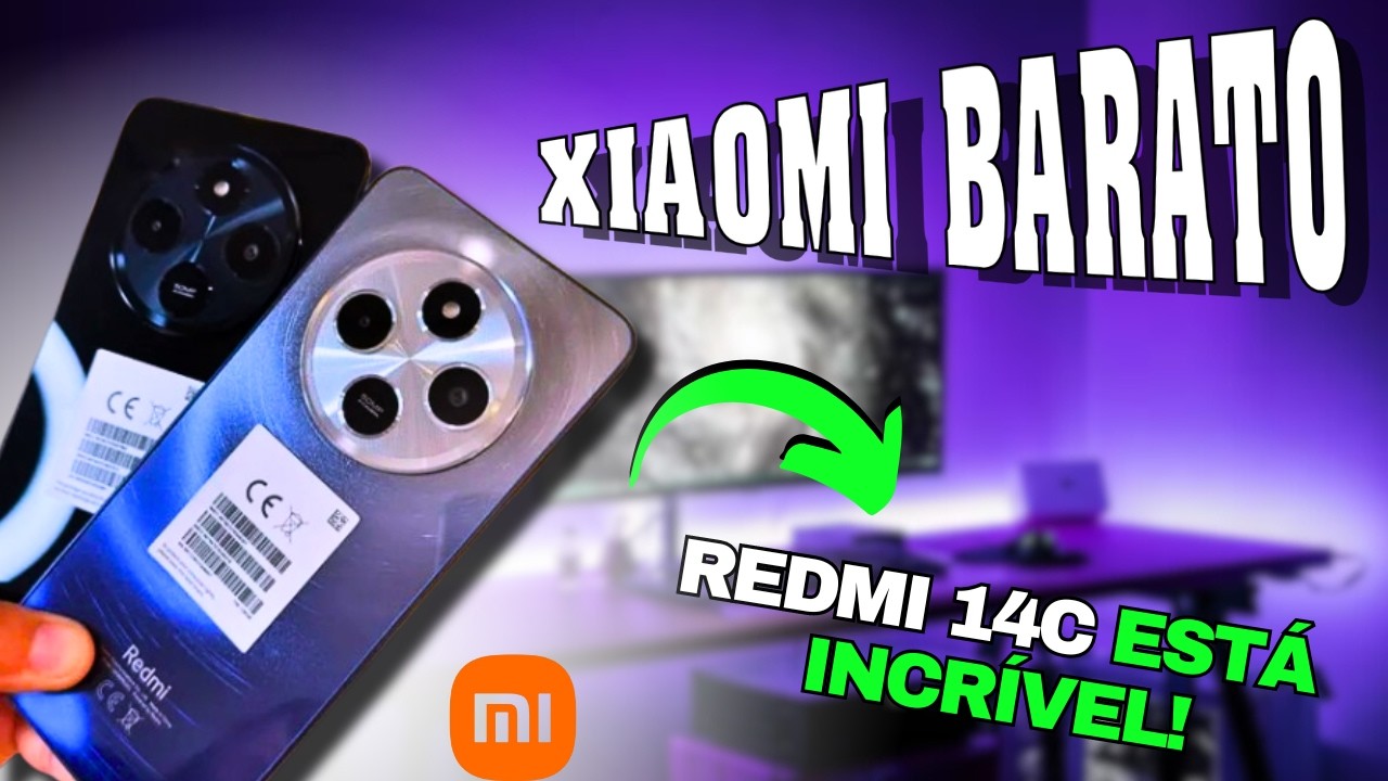 O CELULAR MAIS BONITO E BARATO DA XIAOMI - REDMI 14C SURPREENDEU! - YouTube
