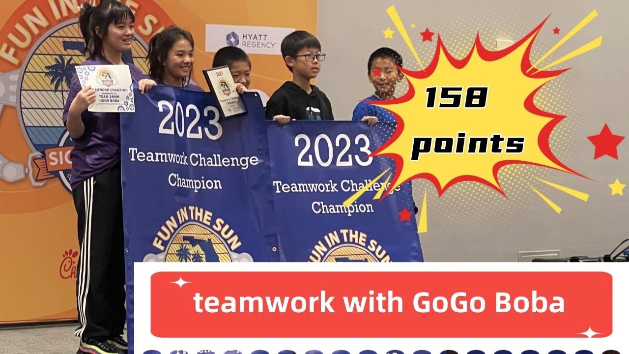 158 points | Teamwork with Go Go Boba || Orlando Fun In The Sun ...