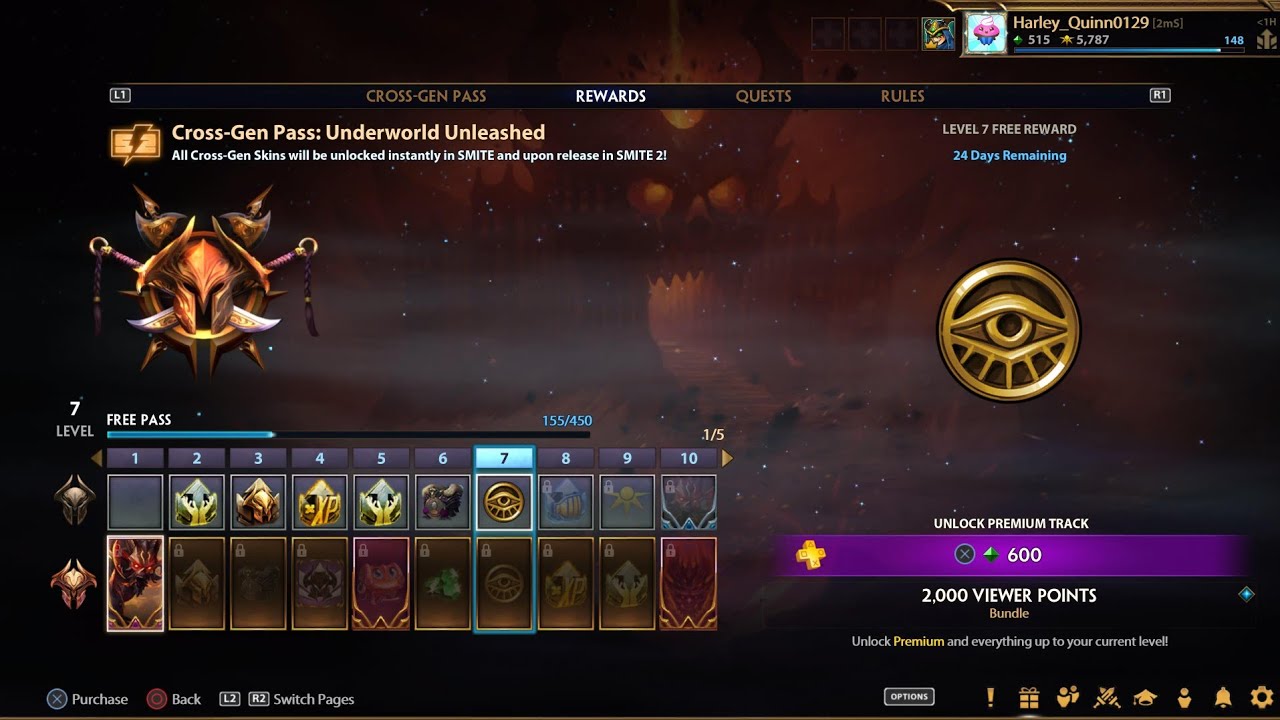 Gaining Levels 1-7 in Underworld Unleashed:SMITE - YouTube