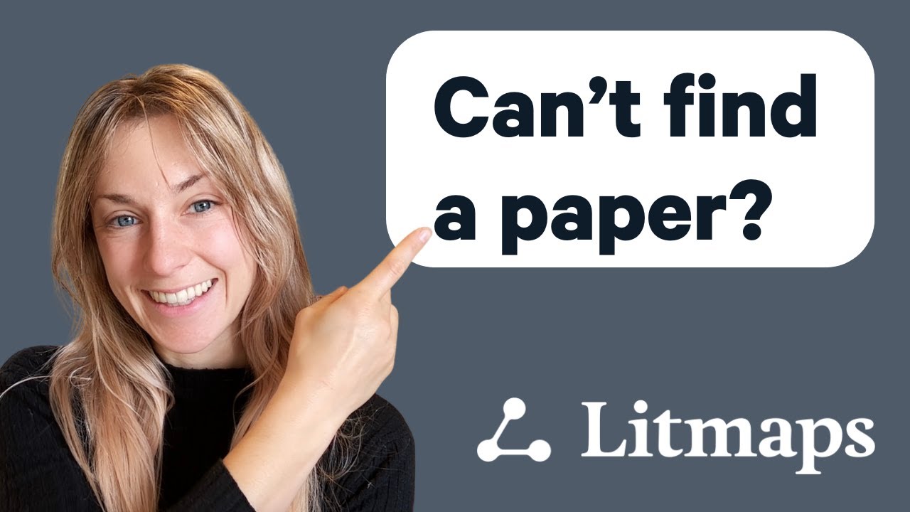 Can’t Find a Paper in Litmaps? - YouTube
