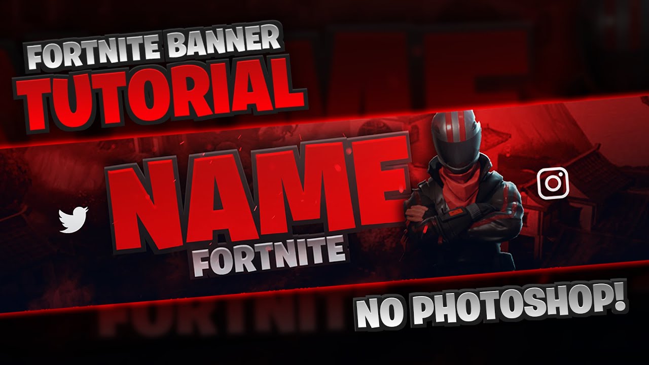 How to Make a Fortnite Youtube Banner WITHOUT PHOTOSHOP 2020 (Free ...