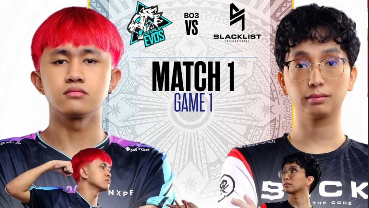 🔴 MPL PH (FILIPINO) BLACKLIST VS EVOS NXPE SEASON 11 - Week 4 Day 3 - YouTube