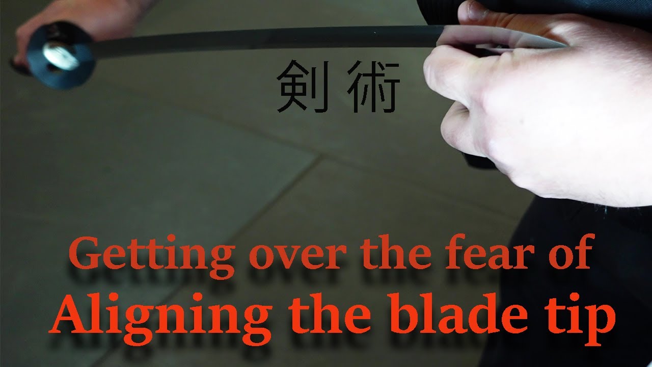 Sword Tips - Aligning the edge back into the scabbard - YouTube