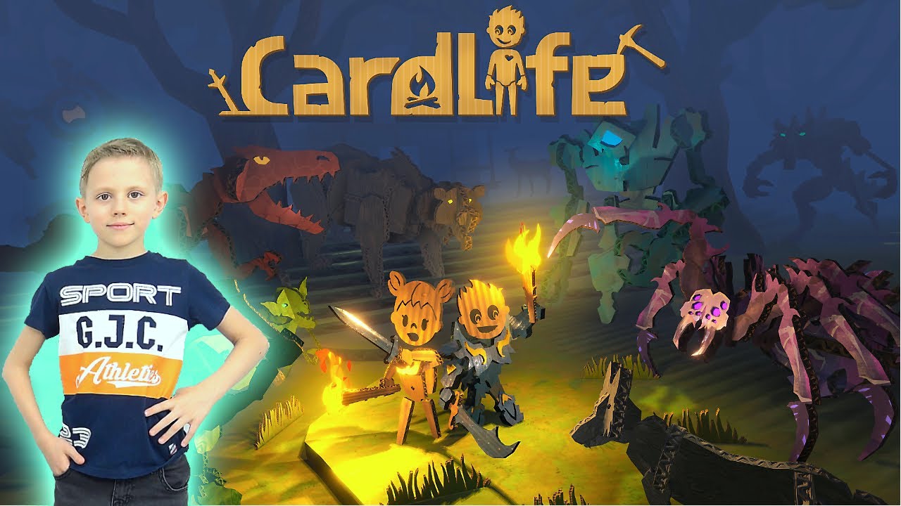 Cardlife игра про выживание в картонном мире - Даник играет в CardLife ...