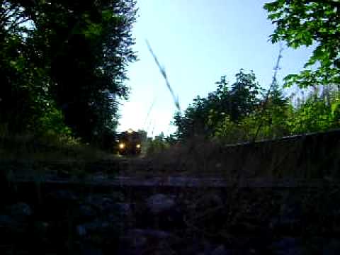 Run over by two Via Rail RDC-1 Budd cars - YouTube