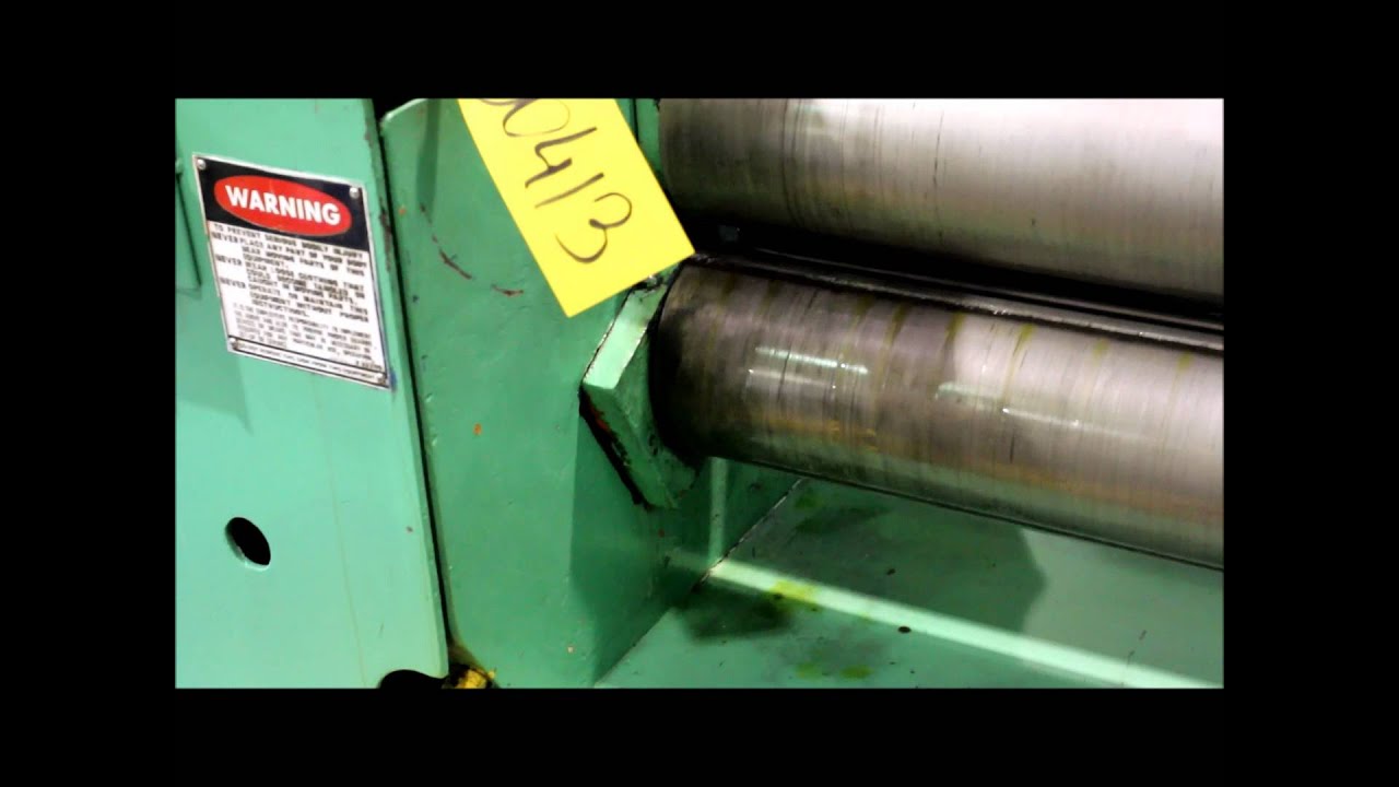 NIAGARA 6-60 PLATE BENDING ROLL - YouTube