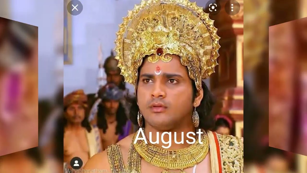 Which character are you in "Mahabharat": monthwise.. - YouTube