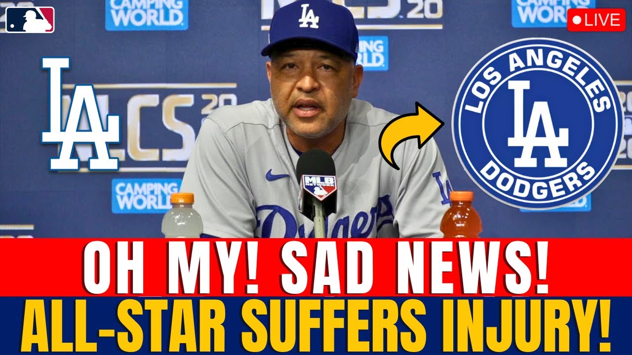 🚨ALERT! DODGERS STAR GETS INJURED AND WORRIES FANS! THIS IS REALLY SAD ...