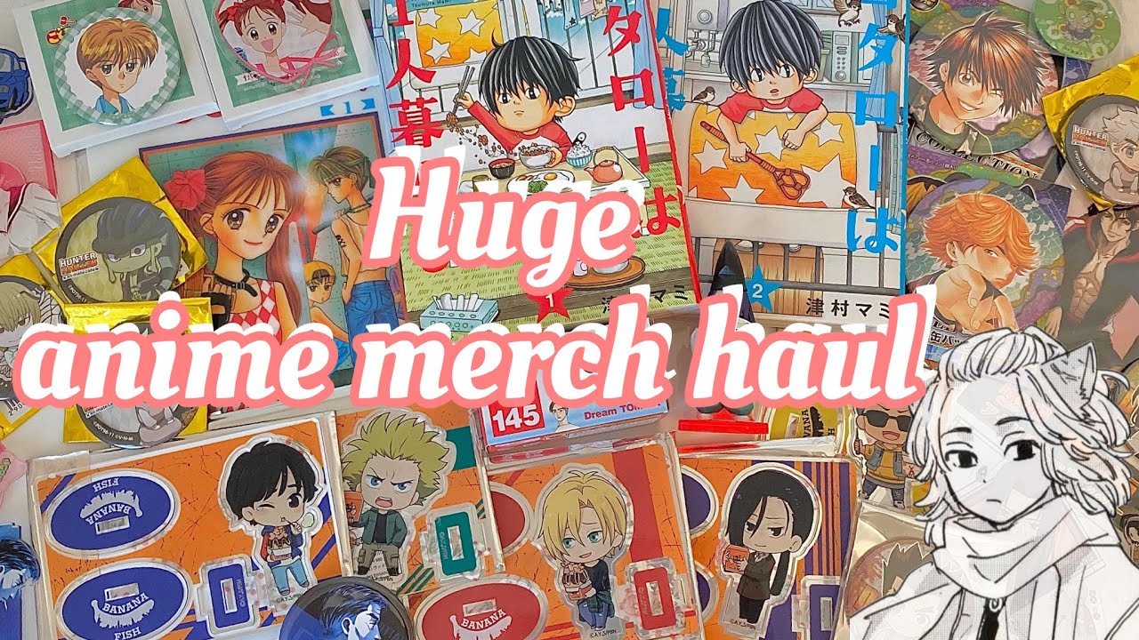 Huge Anime Merch Haul || Figures, Merch, + Manga - YouTube