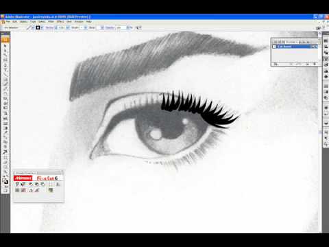 Digital Inking Tutorial - Intuos - Illustrator CS3 - YouTube