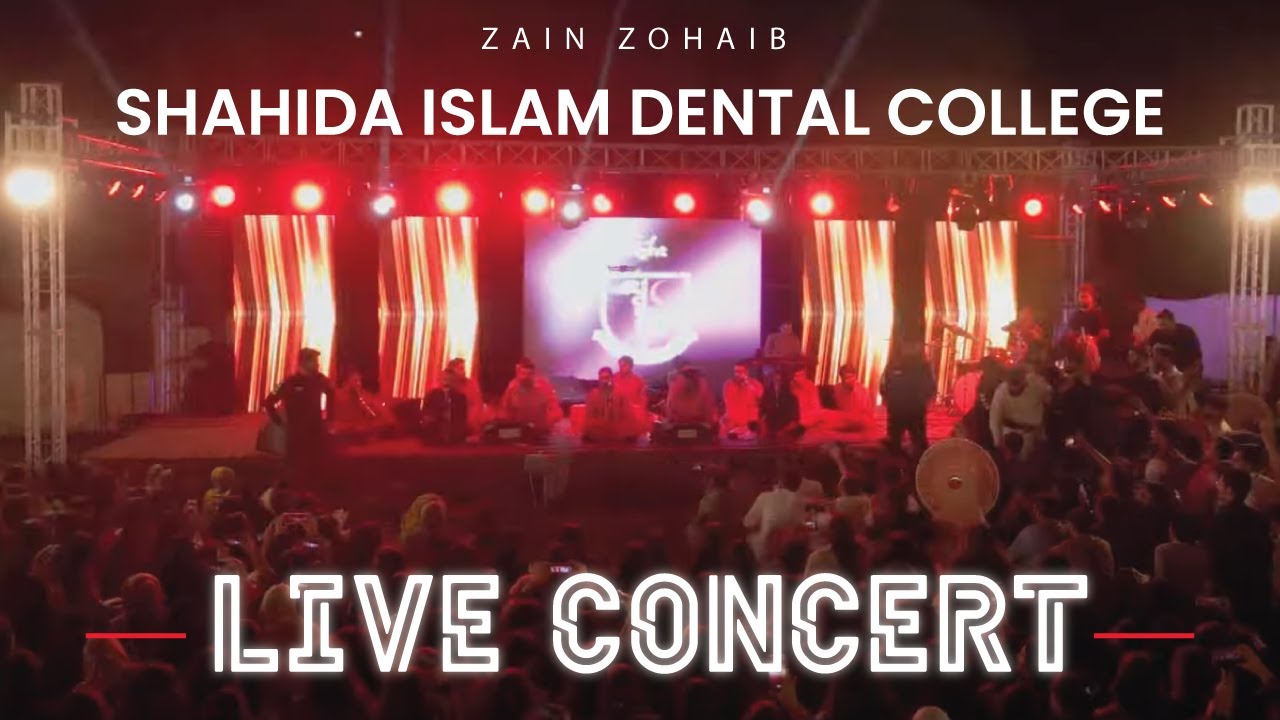 Shahida Islam Medical and Dental College | Zain Zohaib | Qawwali Night ...