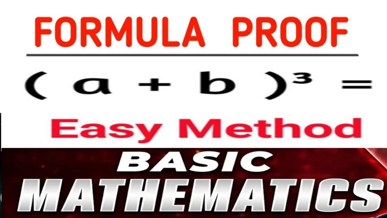 Prove that (A+B)³ =? Algebra important formula / Basic classes Bharosh ...