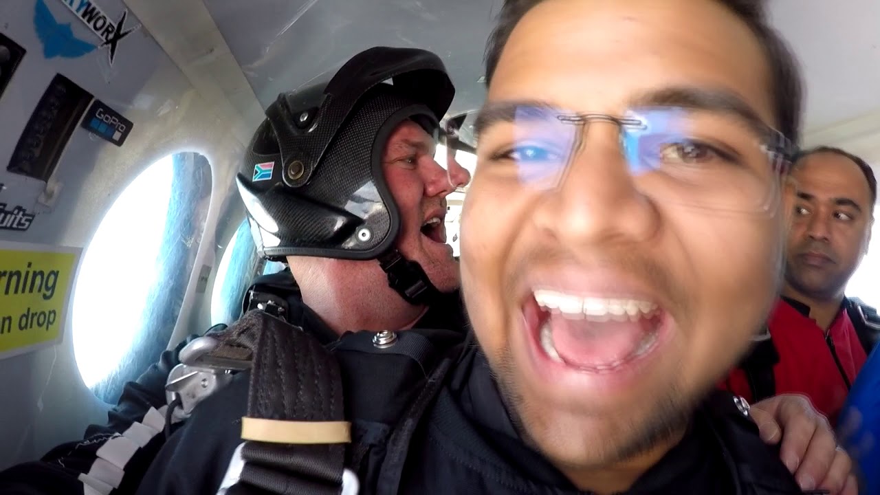 Gopal Trivedi Skydive - YouTube