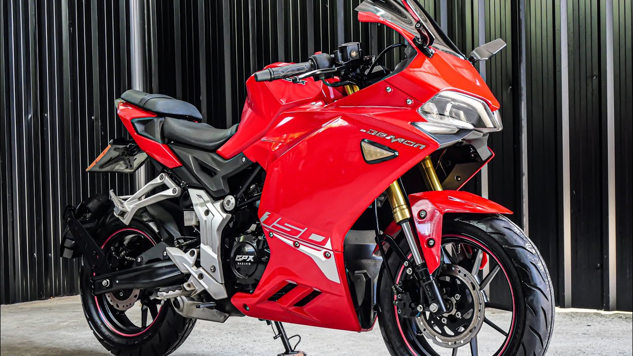 GPX DEMON GR150 2018 สีแดงสวยๆ พร้อมใช้งาน ( สด 22,900.- เท่านั้นครับ ...