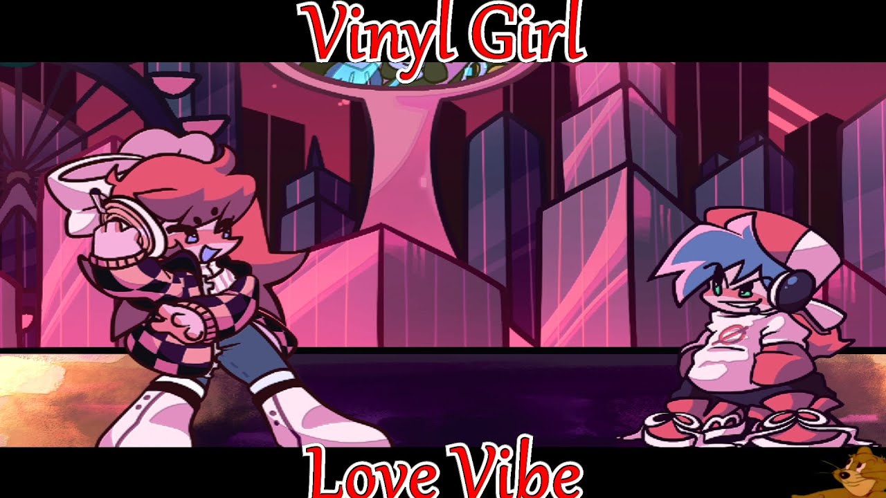 FNF MOD: [Rozebud] Friday Night Funkin - Vinyl Girl vs BF | Love Vibe ...