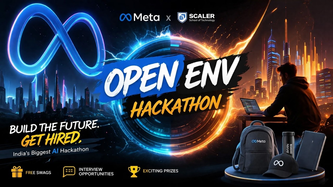 Meta OpenEnv Hackathon 2026 India | Free Swag, AI Projects, Win Jobs ...