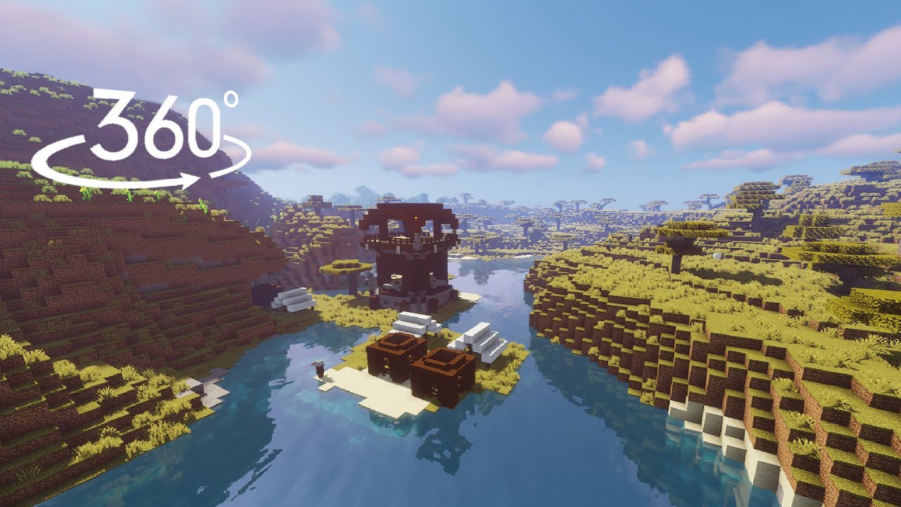 POV you explore an outpost in minecraft #minecraft #360 #360video - YouTube