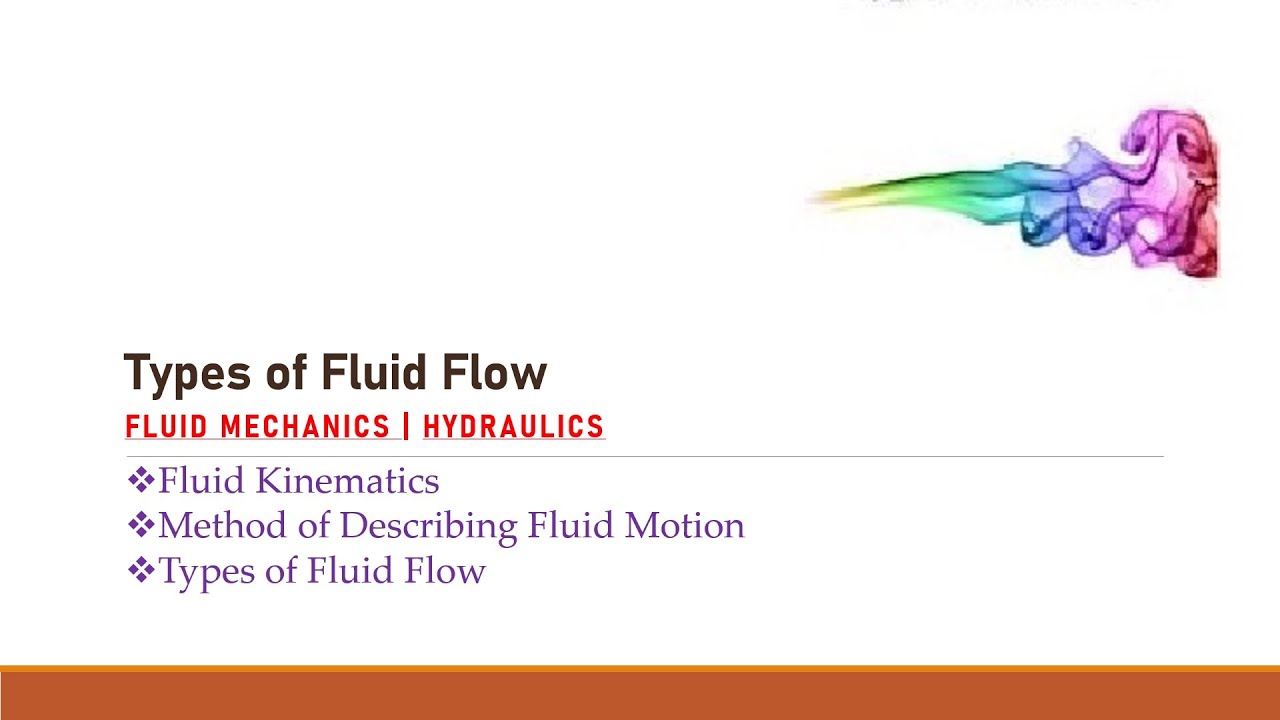 Types of Fluid Flow | Kinematics | Fluid Mechanics | Hydraulics | GATE ...