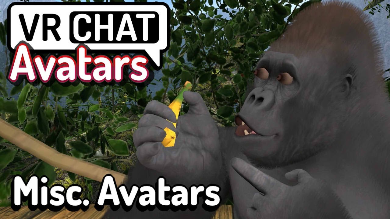 Gorilla Avatar Animals VRChat - YouTube