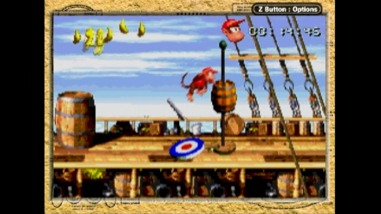 GBA Donkey Kong Country 2: Pirate Panic - Gangplank Galleon [Diddy's ...