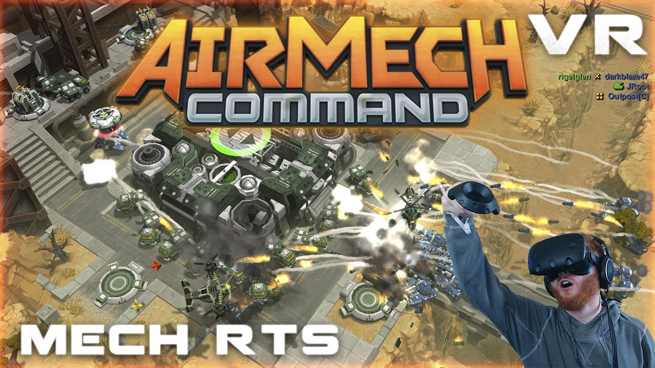 AirMech: Command - VR mech RTS gameplay with HTC Vive - YouTube