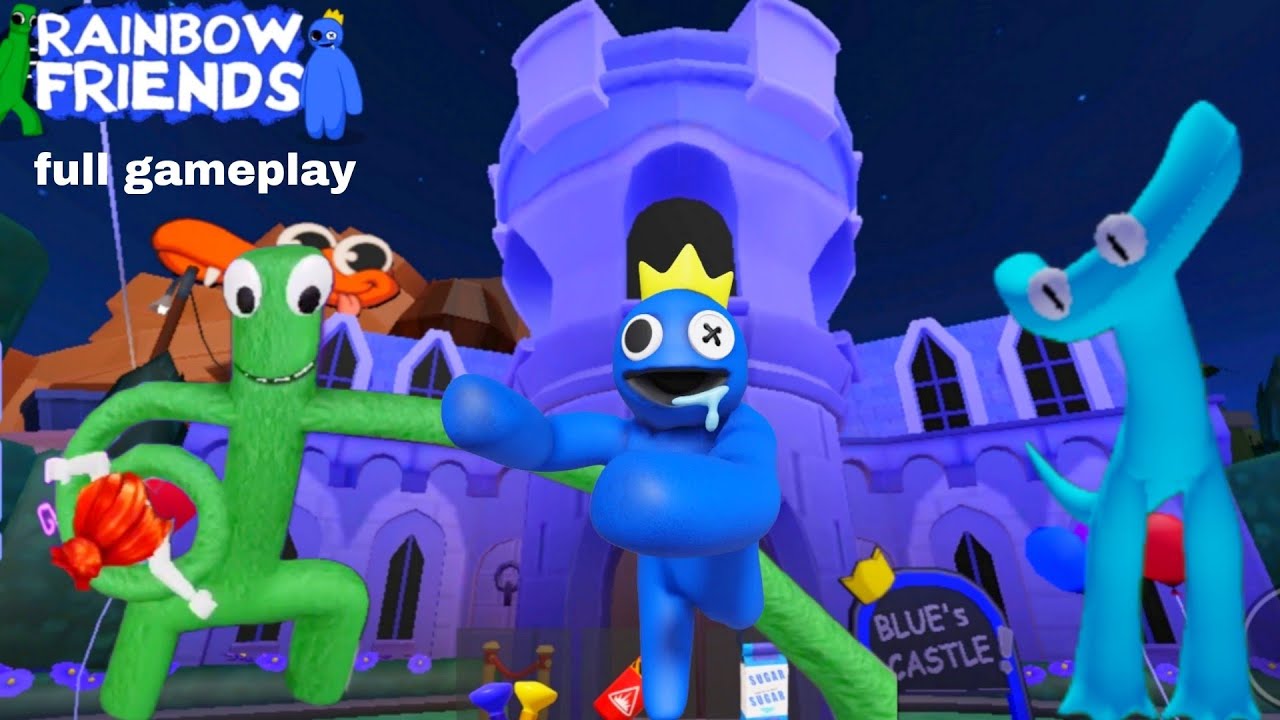 Rainbow Friends Chapter 2 Full Gameplay Playthrough (Full Game) | have ...