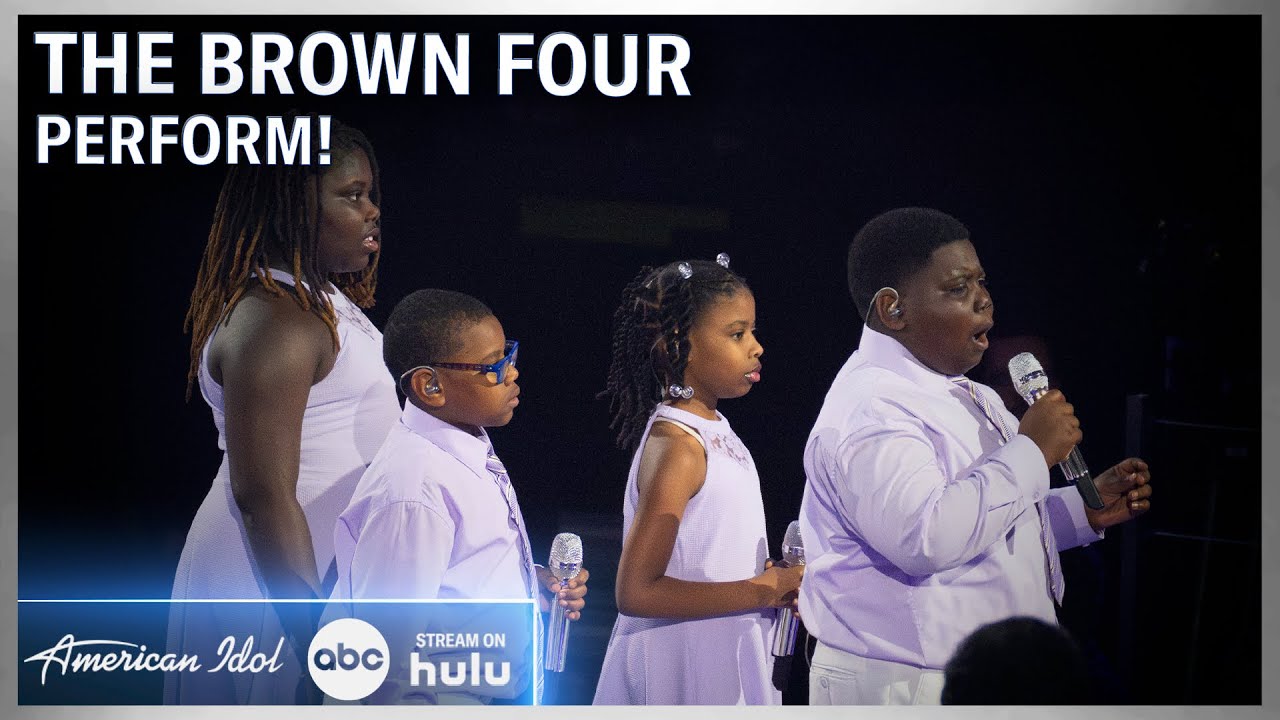 The Brown Four Sing Gospel Hymns with Joy | American Idol
