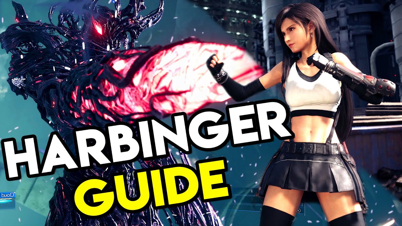 How to Beat Harbinger BEST Hard Mode Guide | Final Fantasy 7 Remake ...